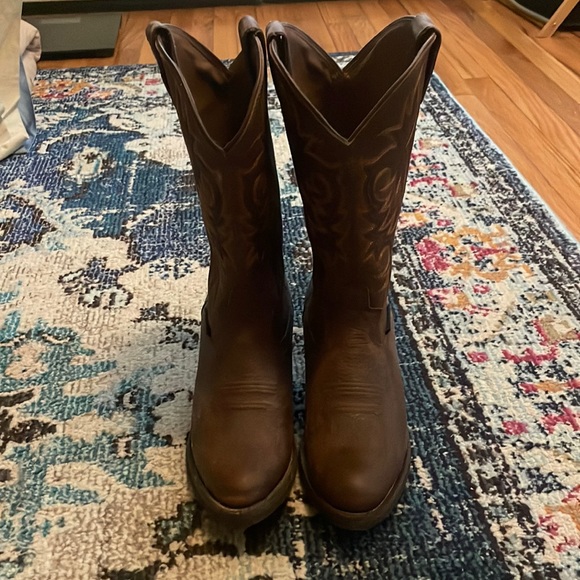 Justin Boots | Shoes | Justin Leather Cowboy Boots | Poshmark